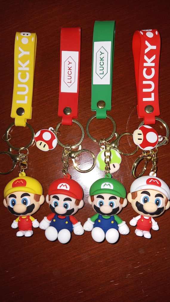 Super Mario Keychain Brand New - Etsy