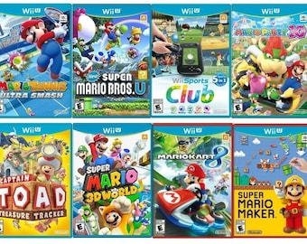 Nintendo Wii U 32GB Black Console Deluxe Set Bundle BEST AVAILABLE - Etsy