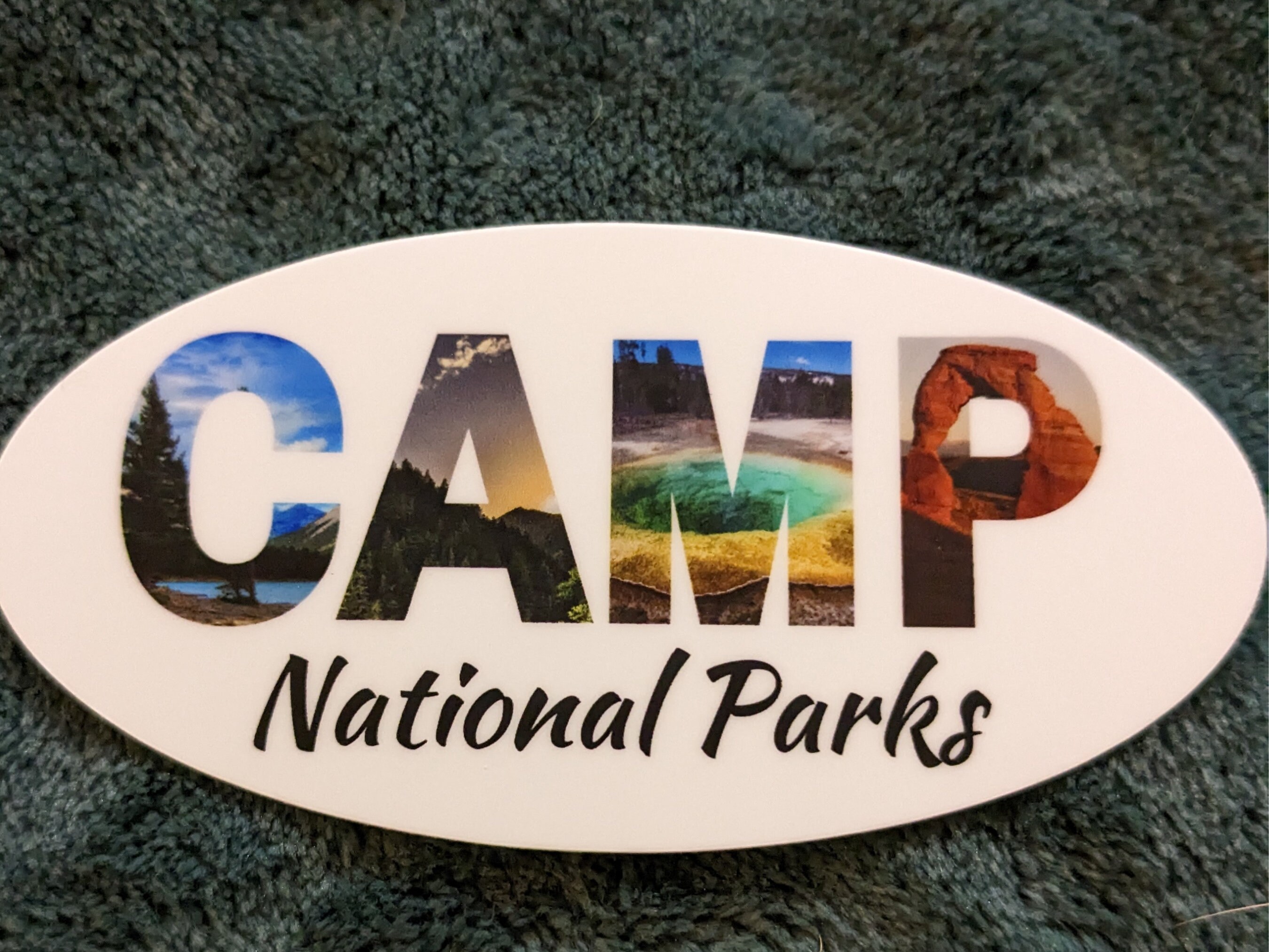 National Park Vinyl Sticker Outdoor Theme National Parks Souvenir Gift ...
