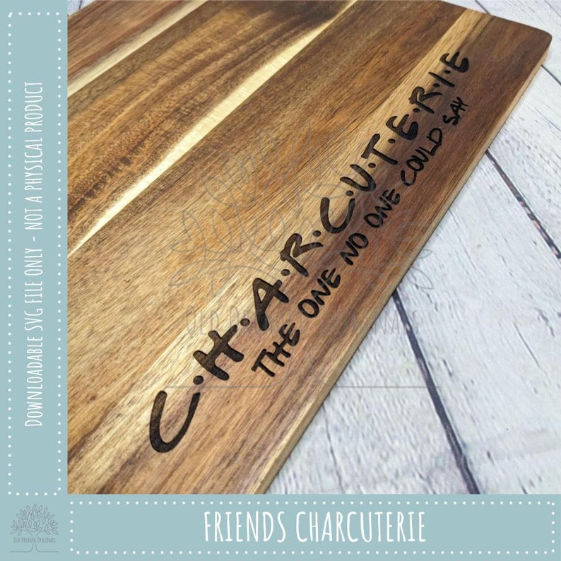 FRIENDS Charcuterie SVG | Friends Inspired Charcuterie Board File ...