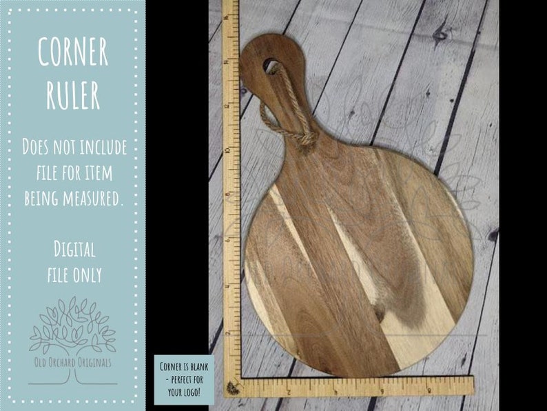 Corner Ruler SVG Inches - Etsy