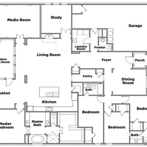 Home Floorplan Design for Bedrooms Bathrooms Living Rooms & - Etsy