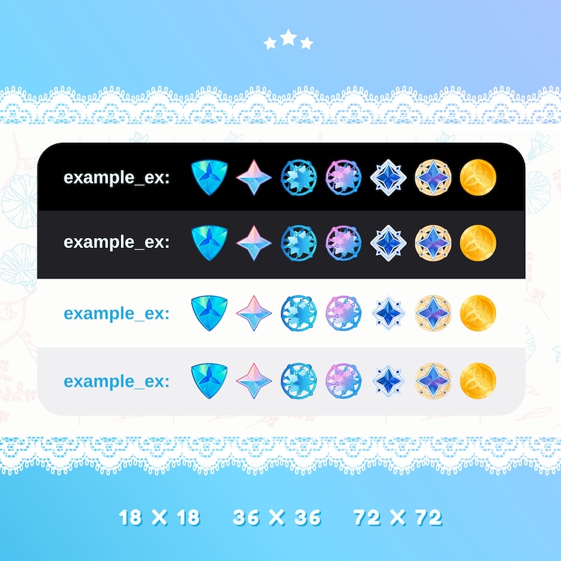 Genshin Impact Sub Bit Badges / Streamer / Discord / Pastel / - Etsy