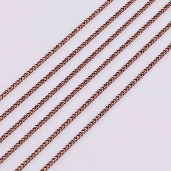 Copper Mesh Necklace - Etsy