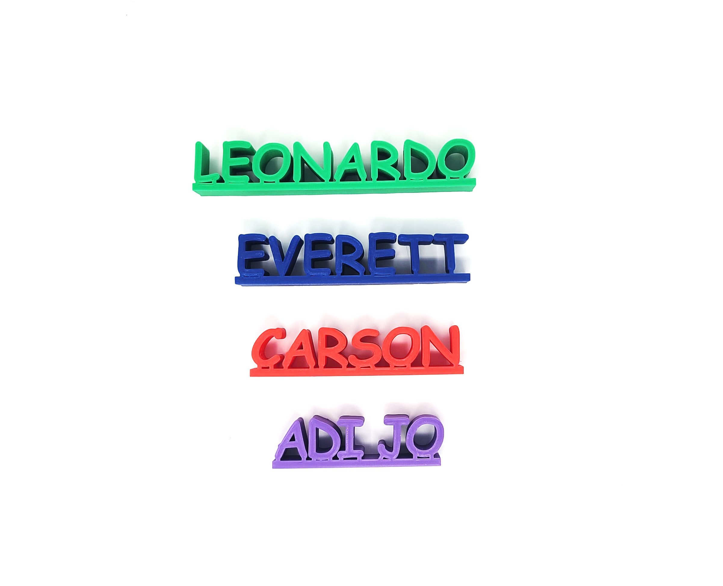 Custom Plastic Name or Word - Etsy