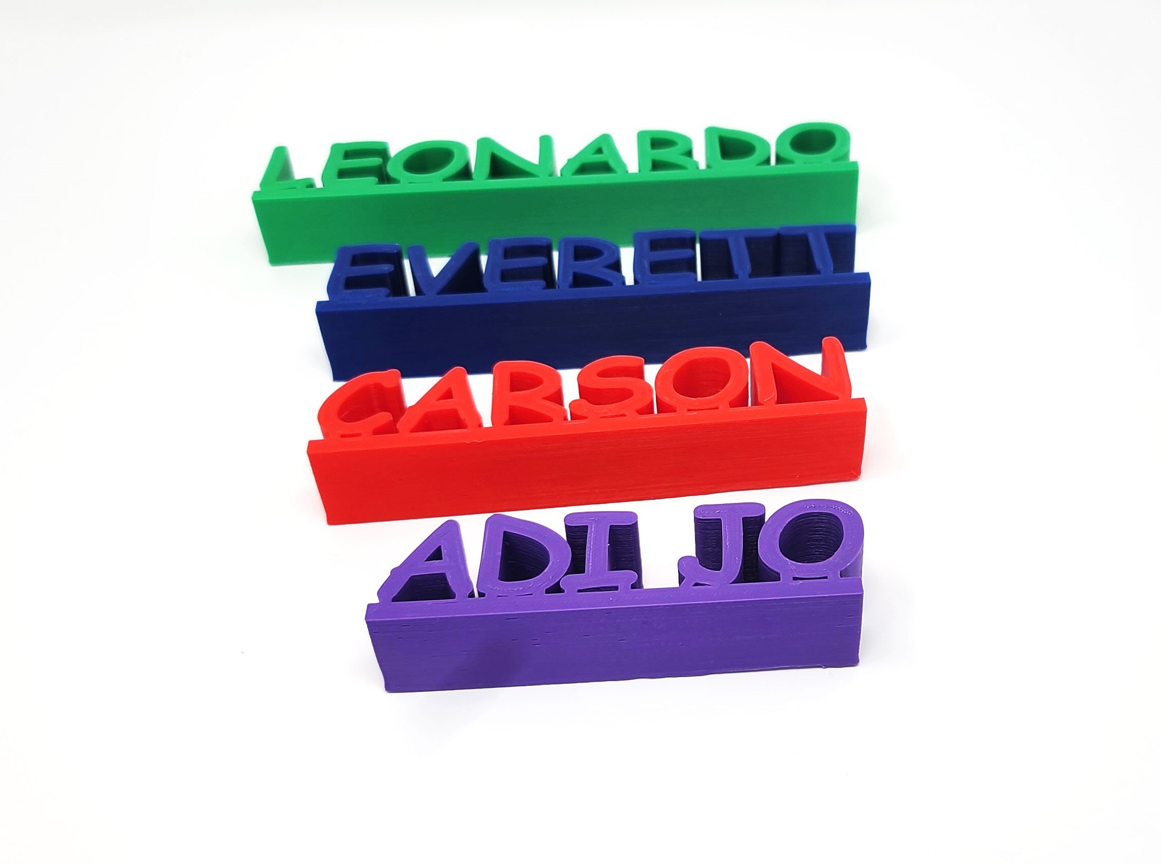 Custom Plastic Name or Word - Etsy