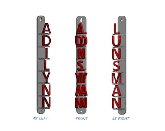 Custom Double Word Ambigram Illusion/flip Name Art - Etsy