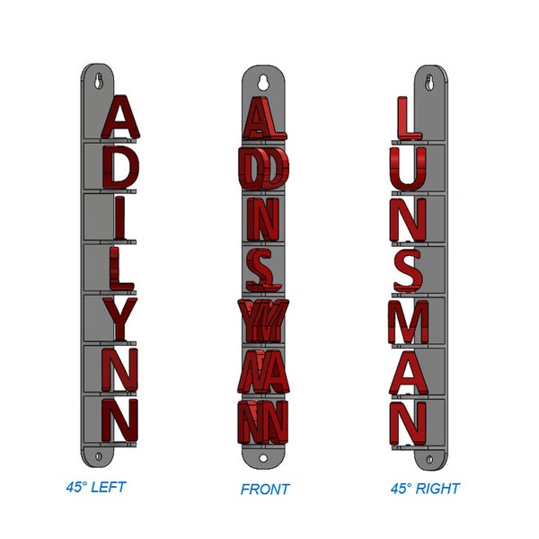 Dual Name Illusion - Etsy