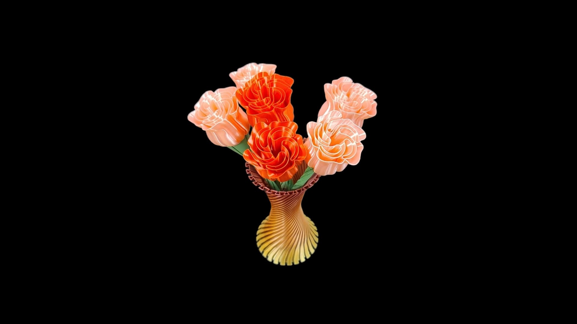 Flower and Stem STL Files for 3d Printing Designed for Vase - Etsy