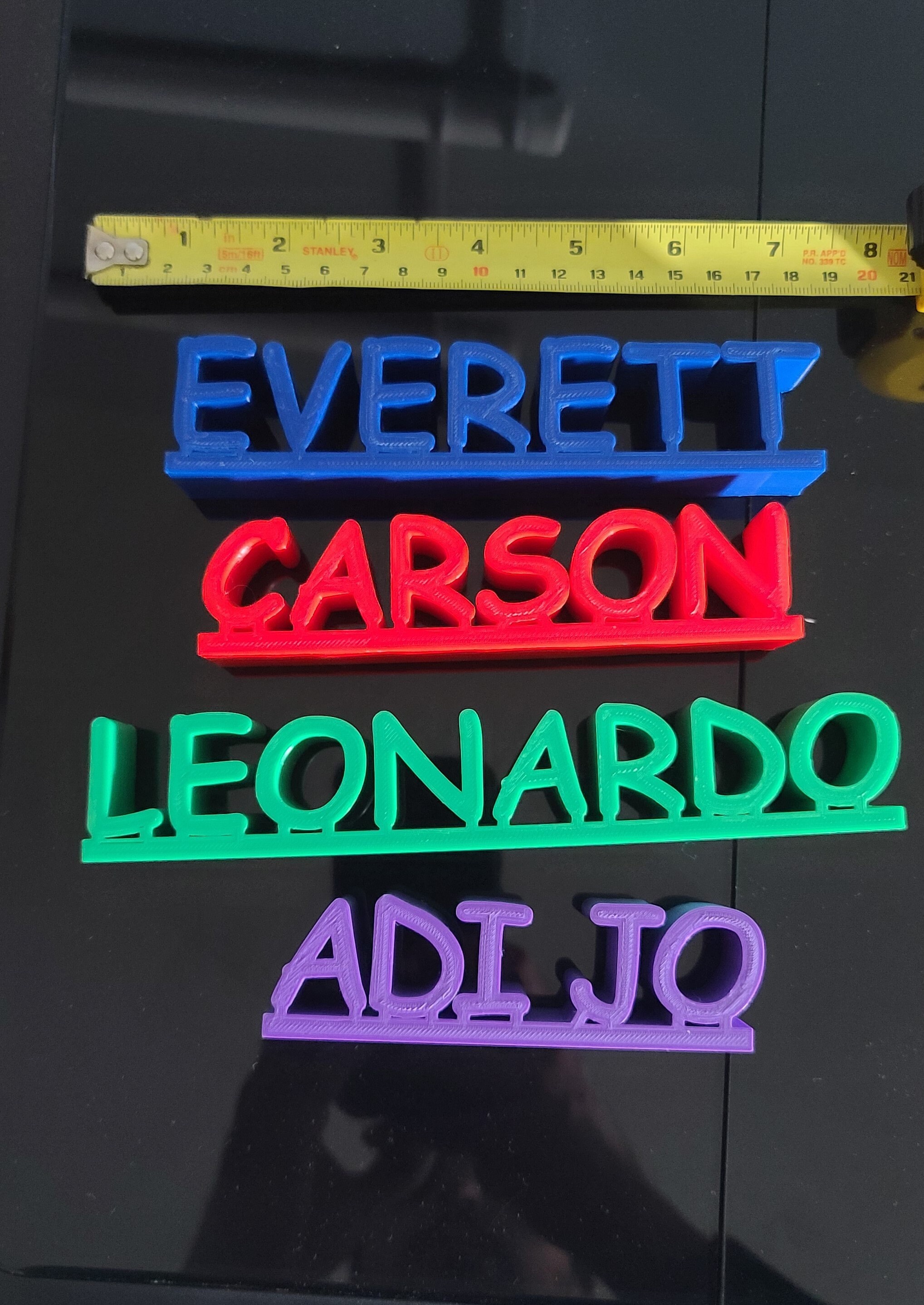 Custom Plastic Name or Word - Etsy