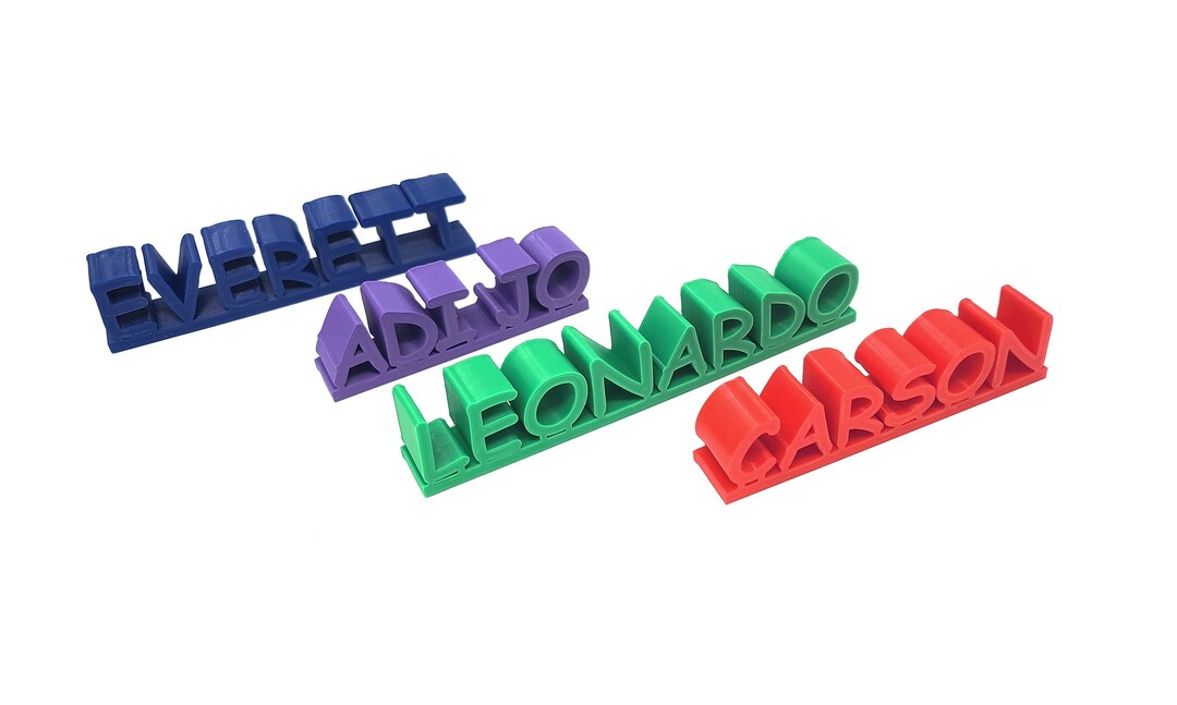 Custom Plastic Name or Word - Etsy