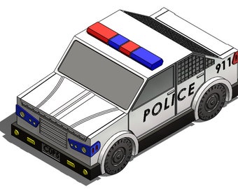 3d Print Police Car - Etsy