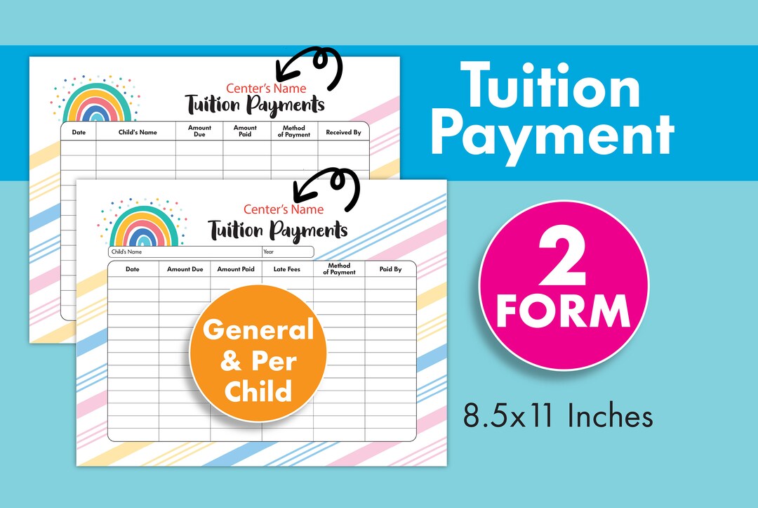 Tuition Payments Reporting Form, Stay Organized and Informed! for ...