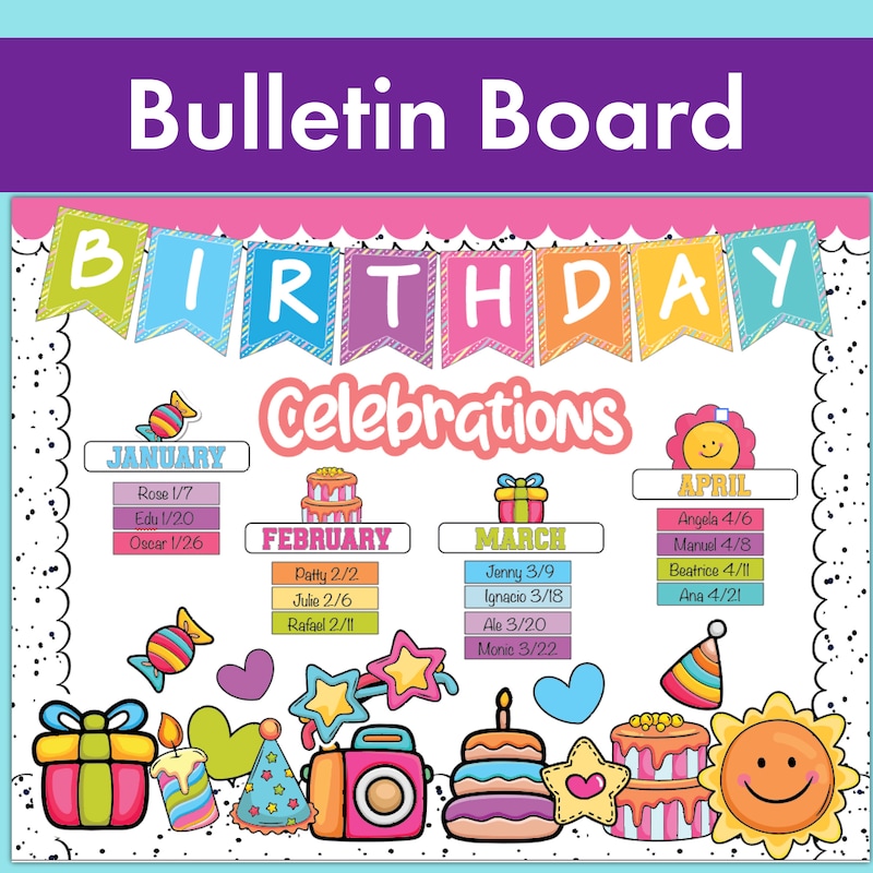 Birthday Board - Etsy