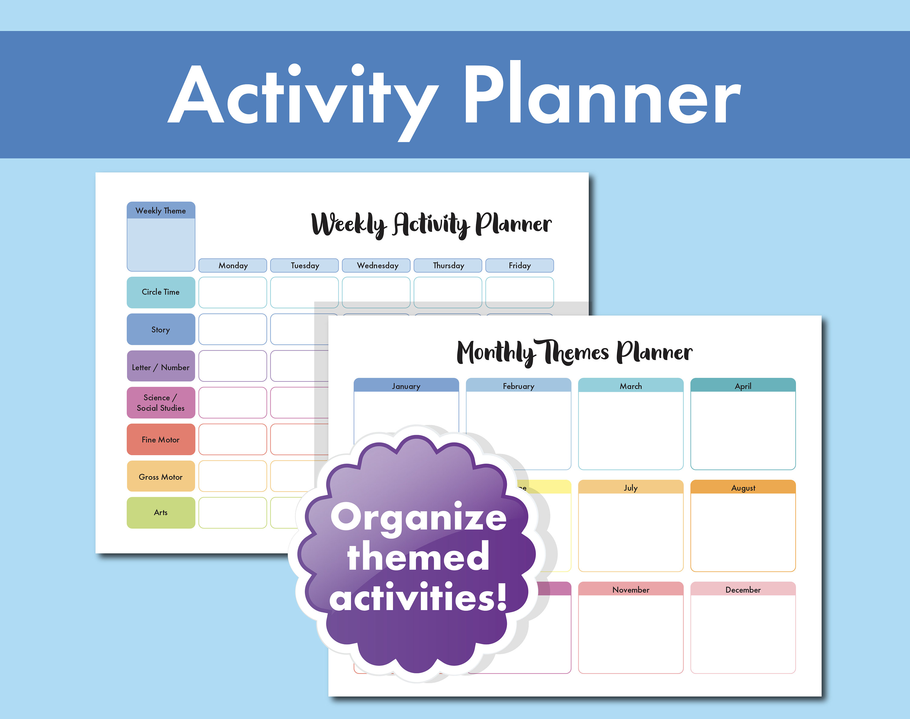 Thematic Activity Planner - Childcare Weekly and Monthly Theme Planner ...