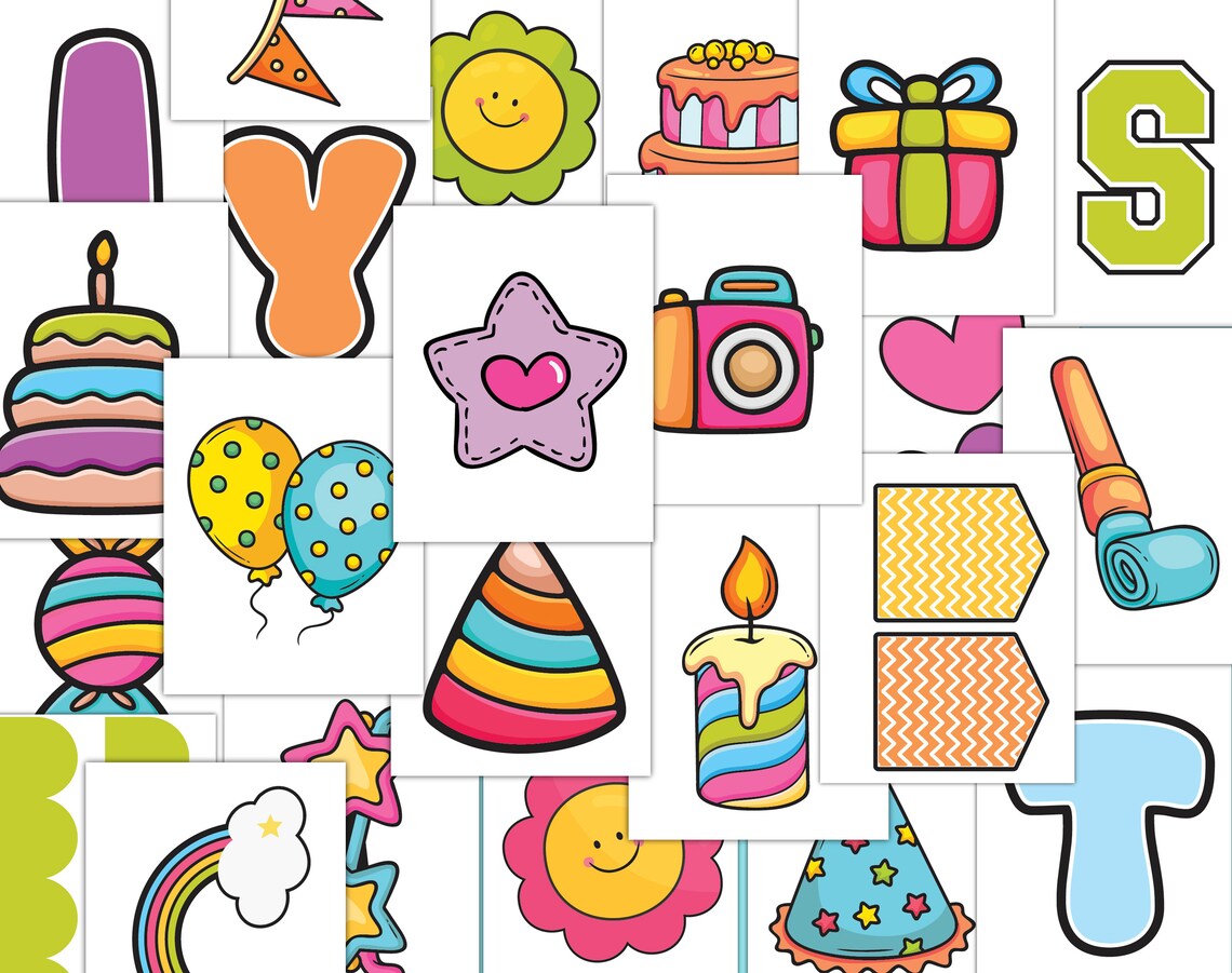 Birthday Bulletin Board Kit | Classroom Birthday Decor | Preschool ...