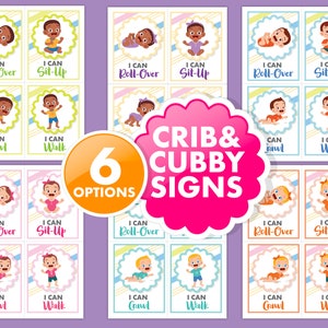 I Can Roll Over Developmental Sign - Nursery Milestone Display ...