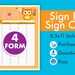 Sign in and Out Form for Daycare, School, Childcare, Home Daycare ...