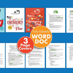 Daycare Emergency Plans Printable Forms Perfect for Daycare - Etsy