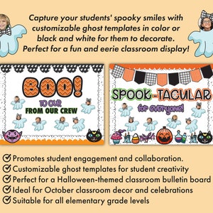 Halloween Ghost Bulletin Board Kit | Fun Student Activities for ...