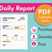 Efficient Daily Report Form for Daycare, Preschool, and Childcare ...
