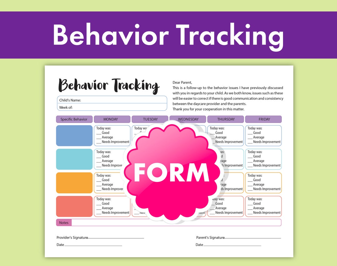 Behavior Tracking for Kids - Elevate Child Development in Daycare ...