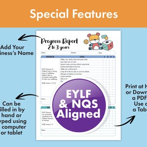 2–3 Year Old Toddler Progress Report | Editable Fillable PDF ...