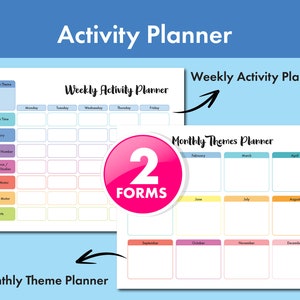 Thematic Activity Planner - Childcare Weekly and Monthly Theme Planner ...