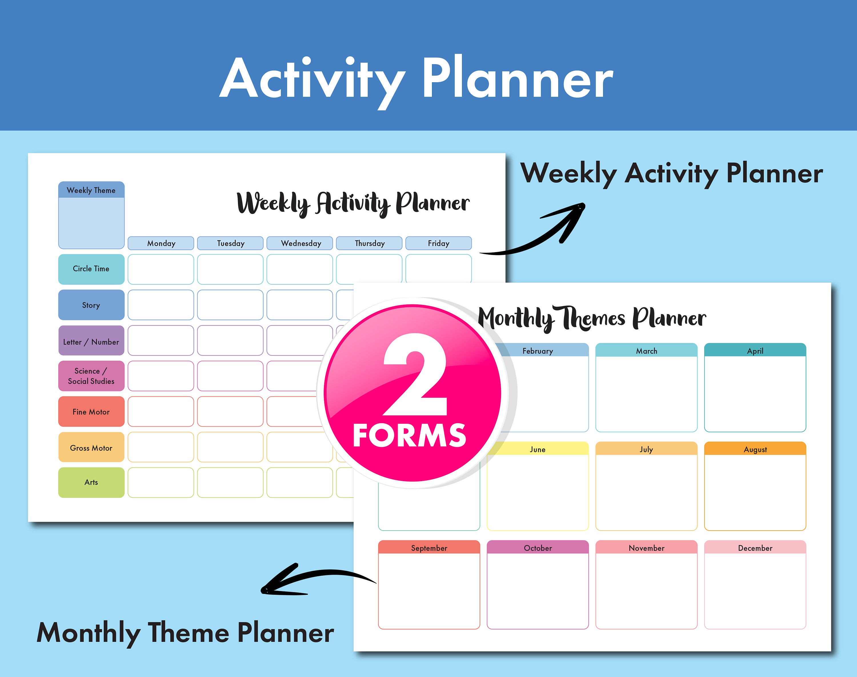 Thematic Activity Planner - Childcare Weekly and Monthly Theme Planner ...