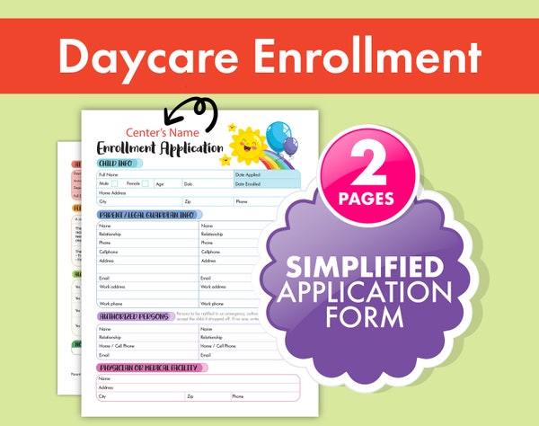 Daycare Medication Authorization Forms Bundle Prescription and Non ...