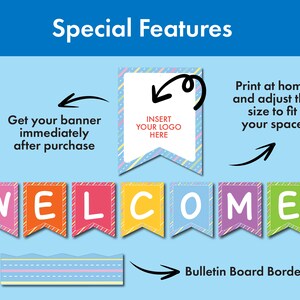 Welcome to Our Happy Place Banner - Preschool Classroom Decor - Welcome ...