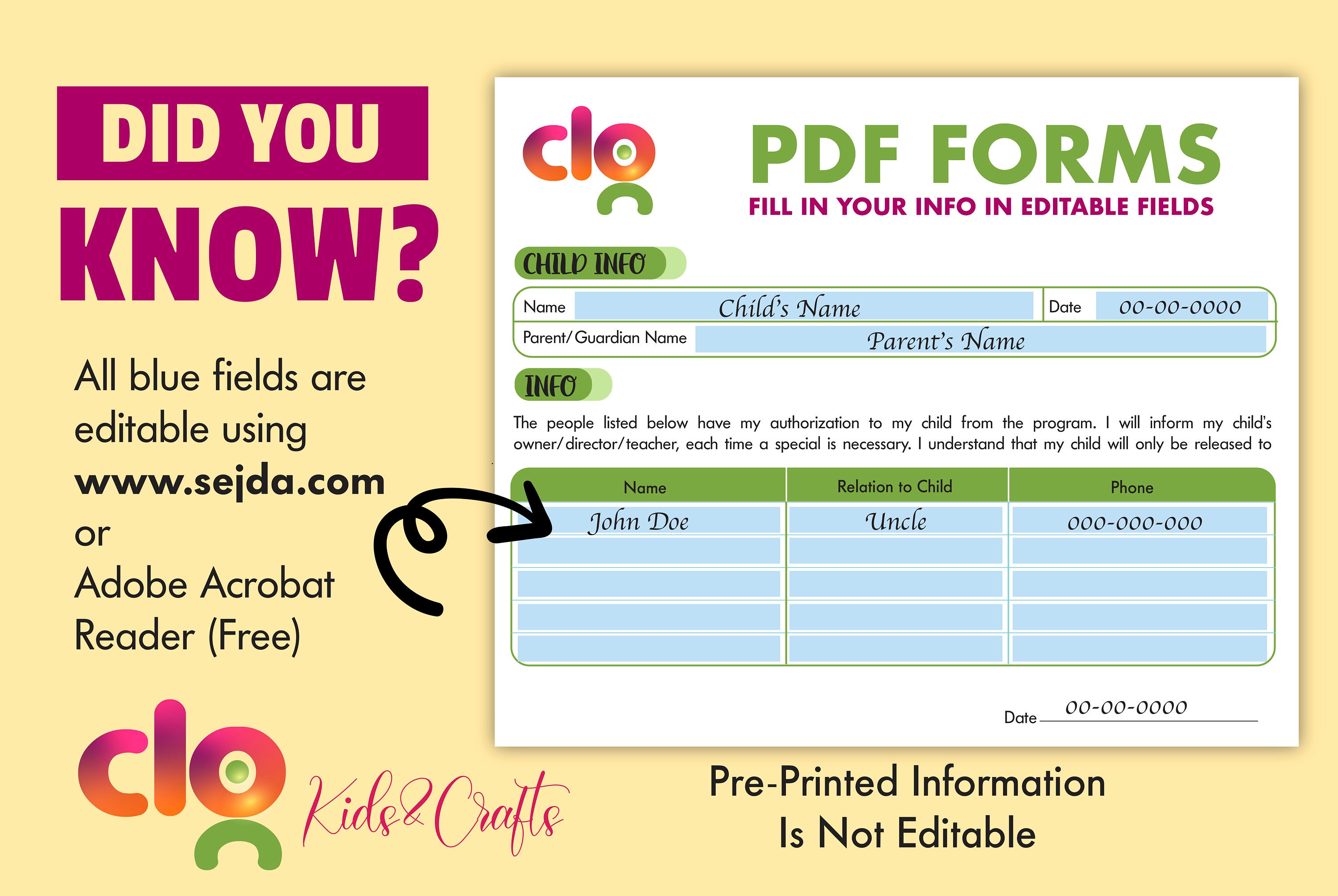 Daycare Payment Record and Tuition Log - Home Daycare, Income Tracker ...