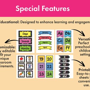 Colorful Focus Wall | Circle Time Board | Bulletin Board Kit ...