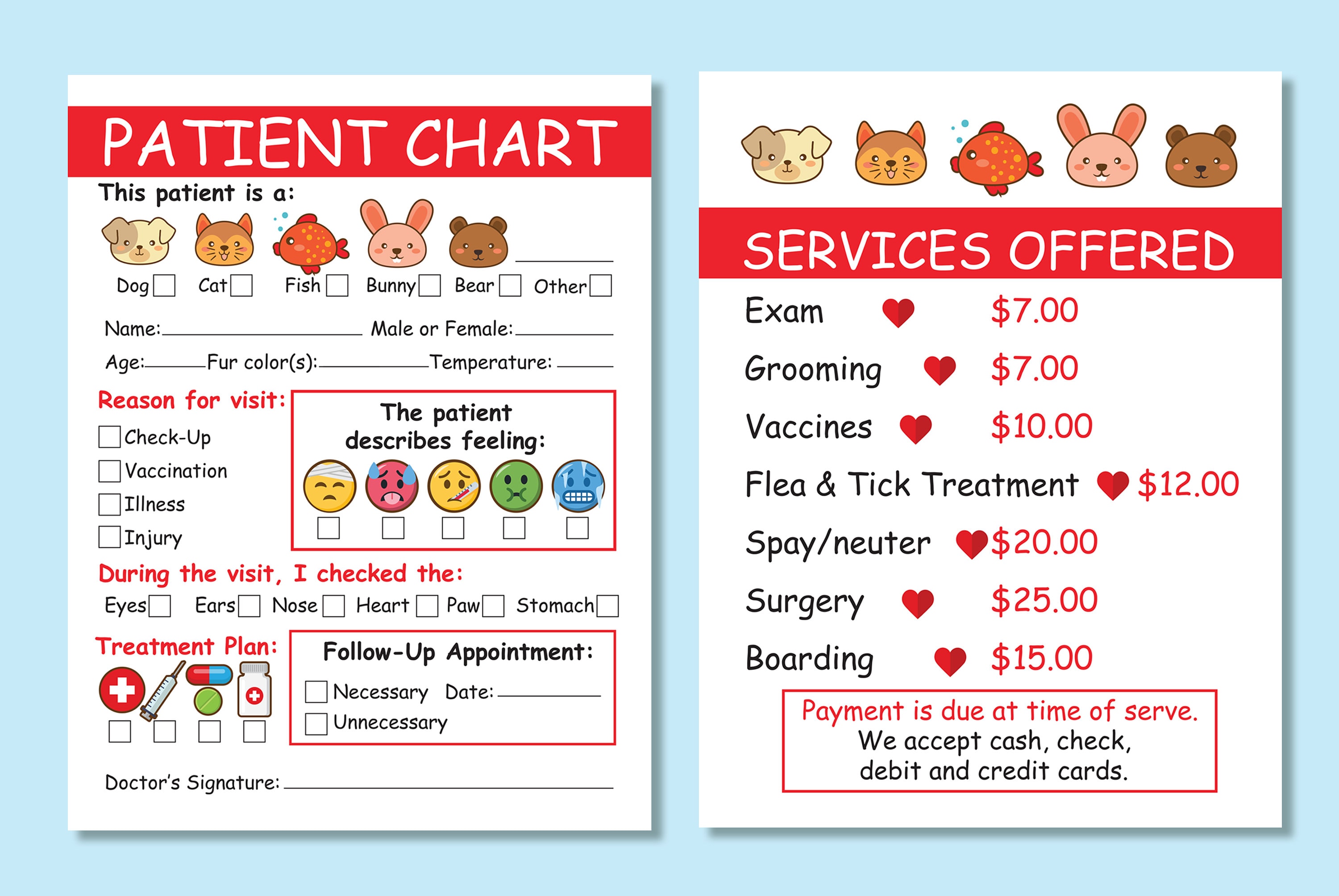 Pretend Play Veterinarian. Play With Pet, Pets, Doctor, Dog, Cat ...