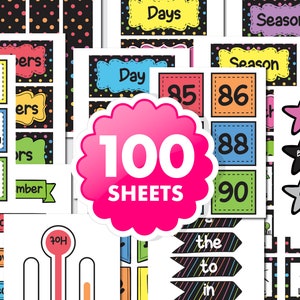 Colorful Focus Wall | Circle Time Board | Bulletin Board Kit ...