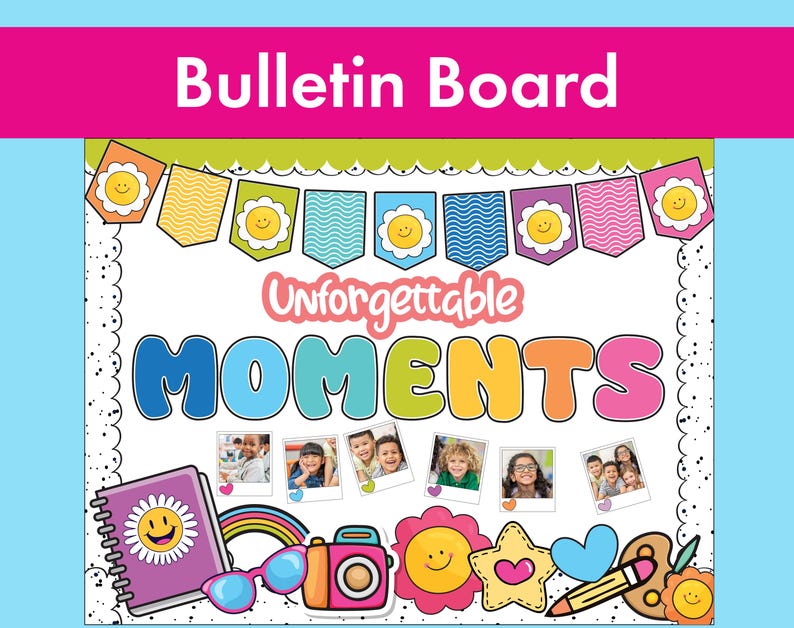 School Trip Memory Board | End of Year Photo Display for Kids ...