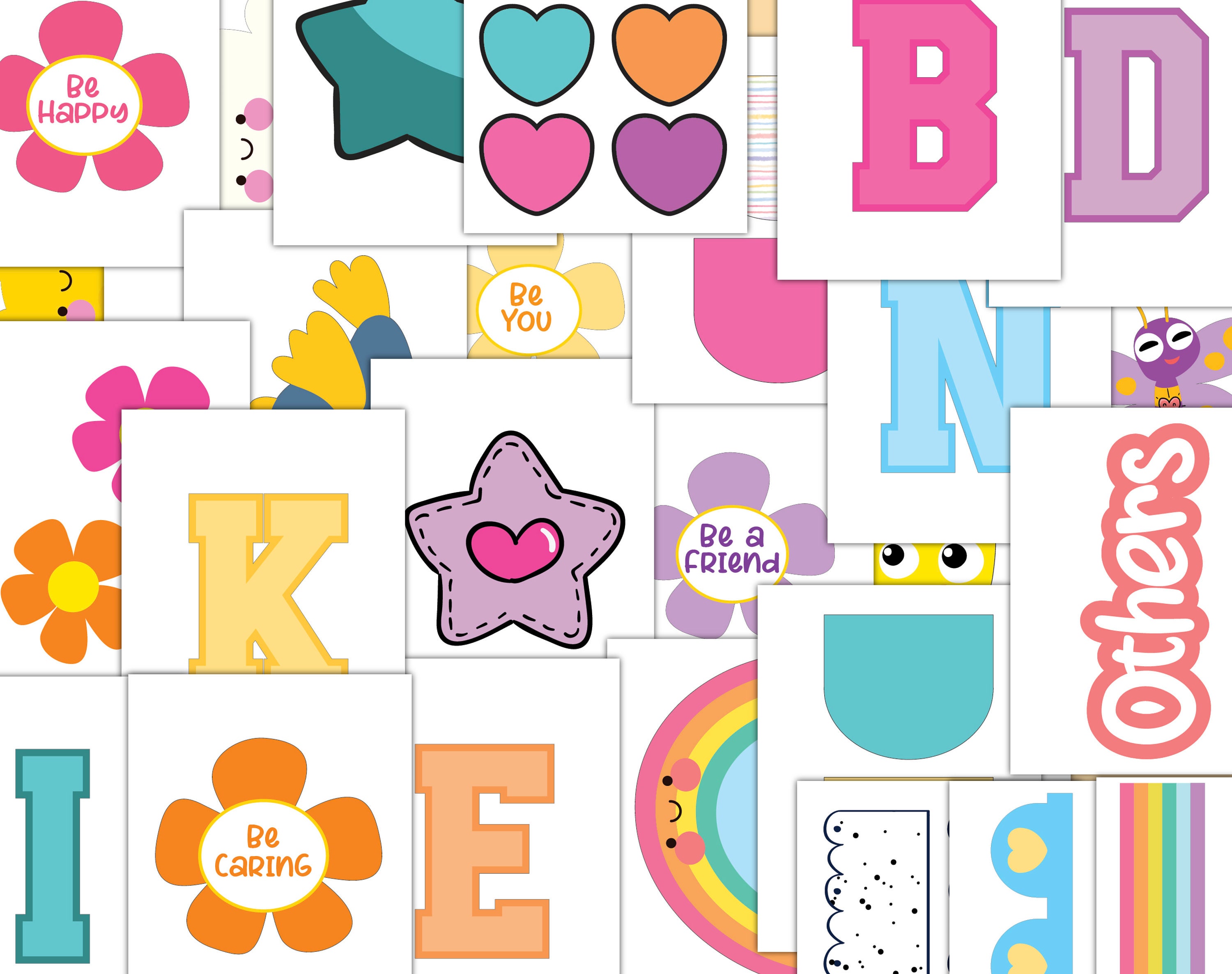 Be Kind Bulletin Board Printable | Kindness Classroom Decor ...