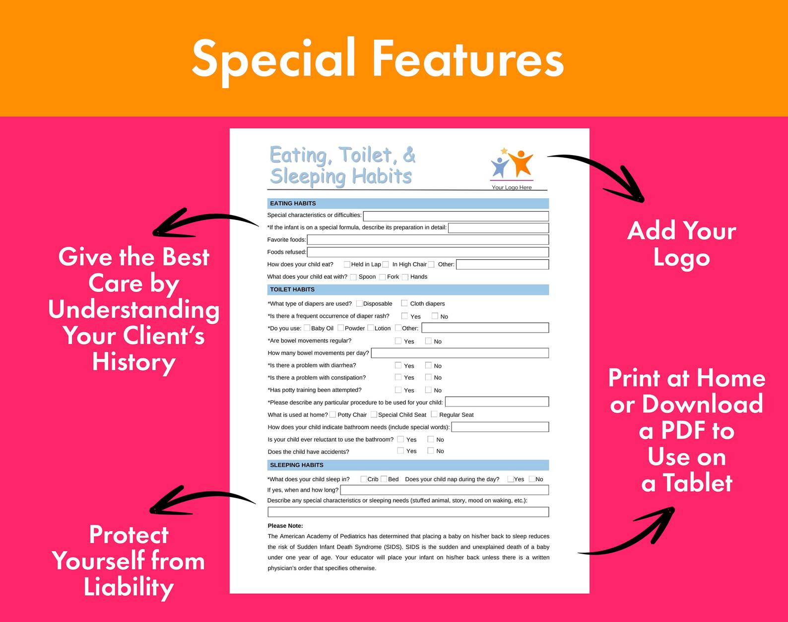 Complete Daycare Starter Kit: Forms, Contracts and Paperwork for Home ...
