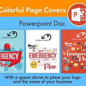 Daycare Emergency Plans - Printable Forms - Daycare, Childcare ...