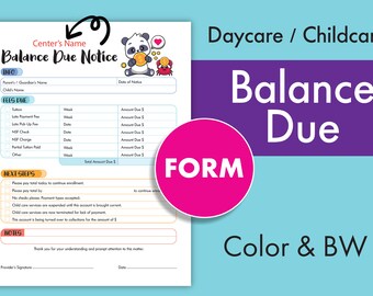 Daycare Late Payment - Etsy