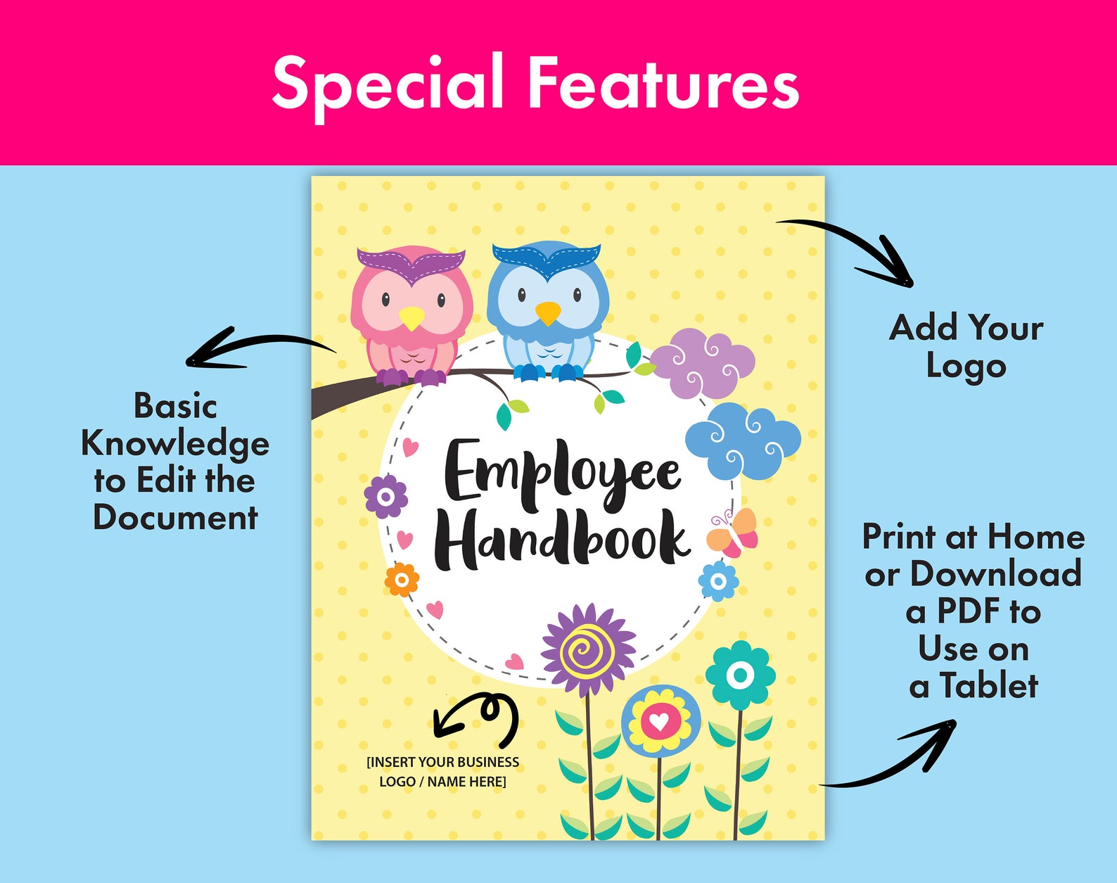 Complete Employee Handbook Template for Childcare Businesses - Editable ...