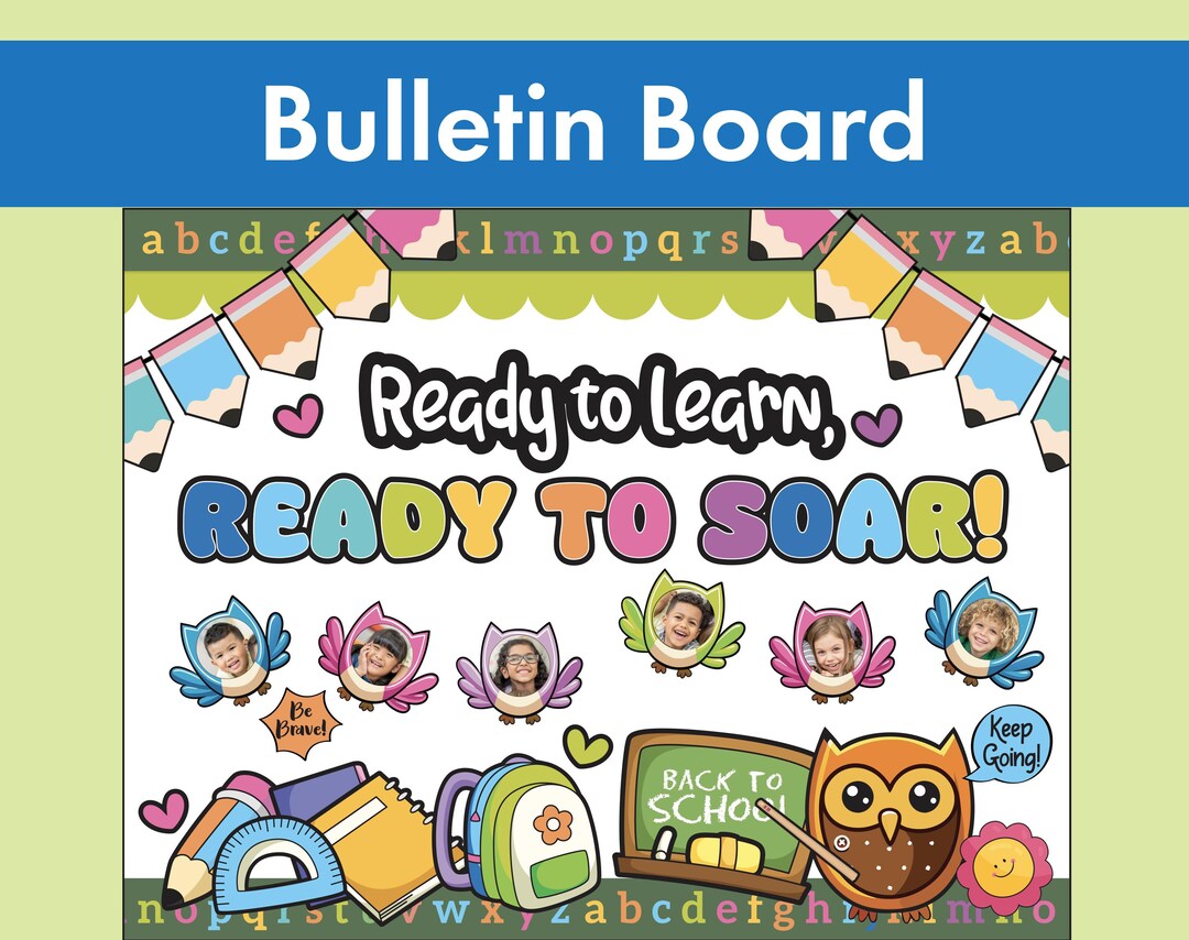 Soaring Owls Bulletin Board Kit | Owl and School Theme | Back to School ...