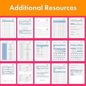 Complete Daycare Starter Kit: Forms, Contracts and Paperwork for Home ...