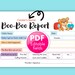 Daycare Boo Boo Report Form - Incident Report Form - Ouch Report Form ...