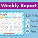 Daycare Behavior Chart: Printable Preschool Weekly Report ...