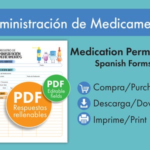 Daycare Medication Forms. Medication Authorization Form, Prescription ...