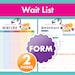 Childcare Waitlist Request Form - Ideal for Daycare, Preschool, In-home ...