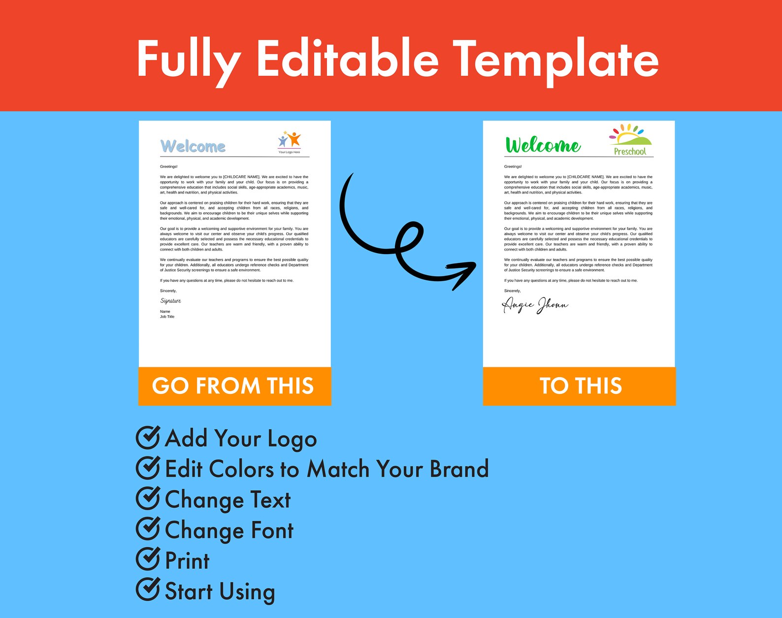 Daycare Emergency Plans - Printable Forms - Daycare, Childcare ...