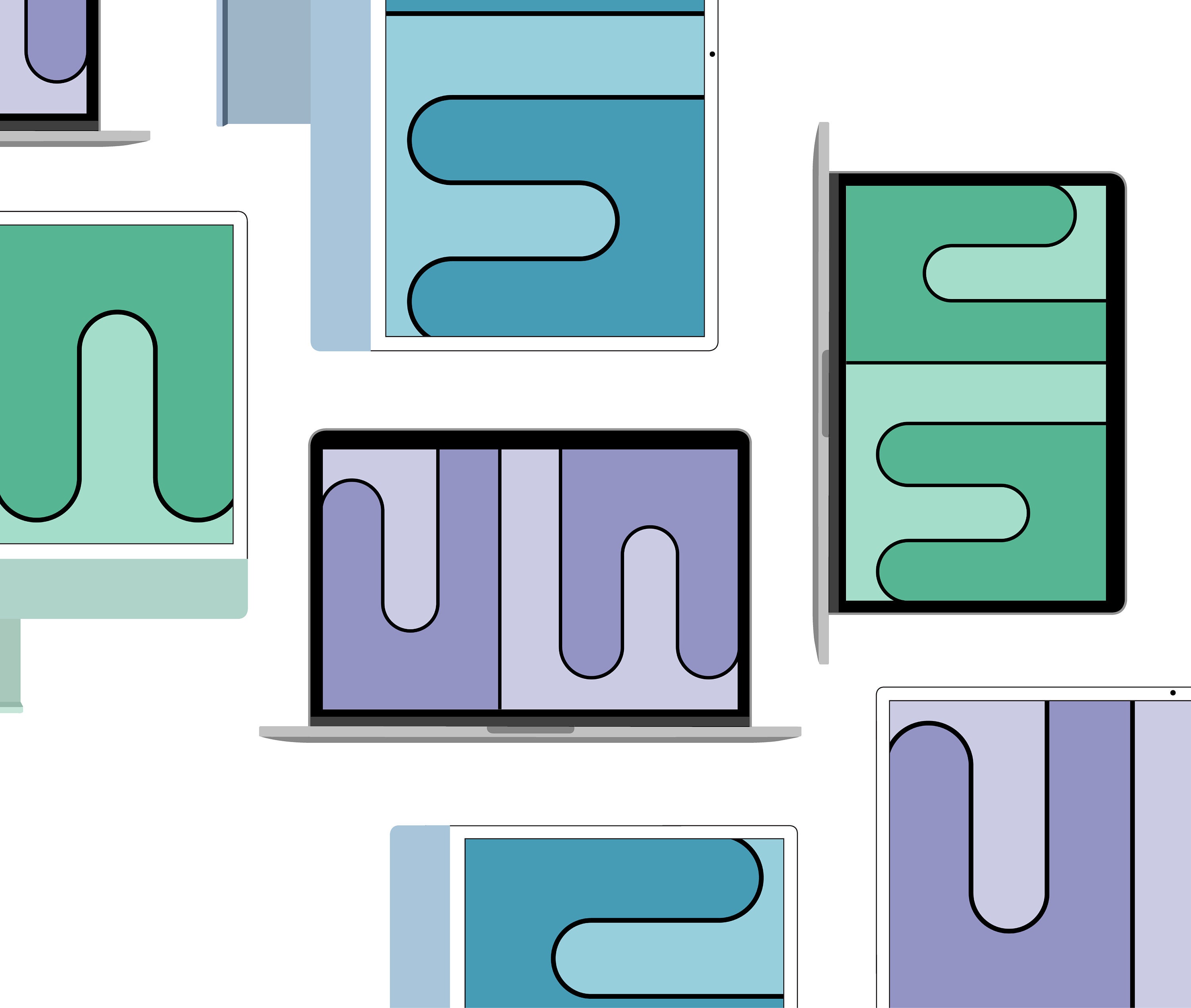 Desktop Wallpaper | Laptop Wallpaper | Swiggle | Colorful | Abstract ...