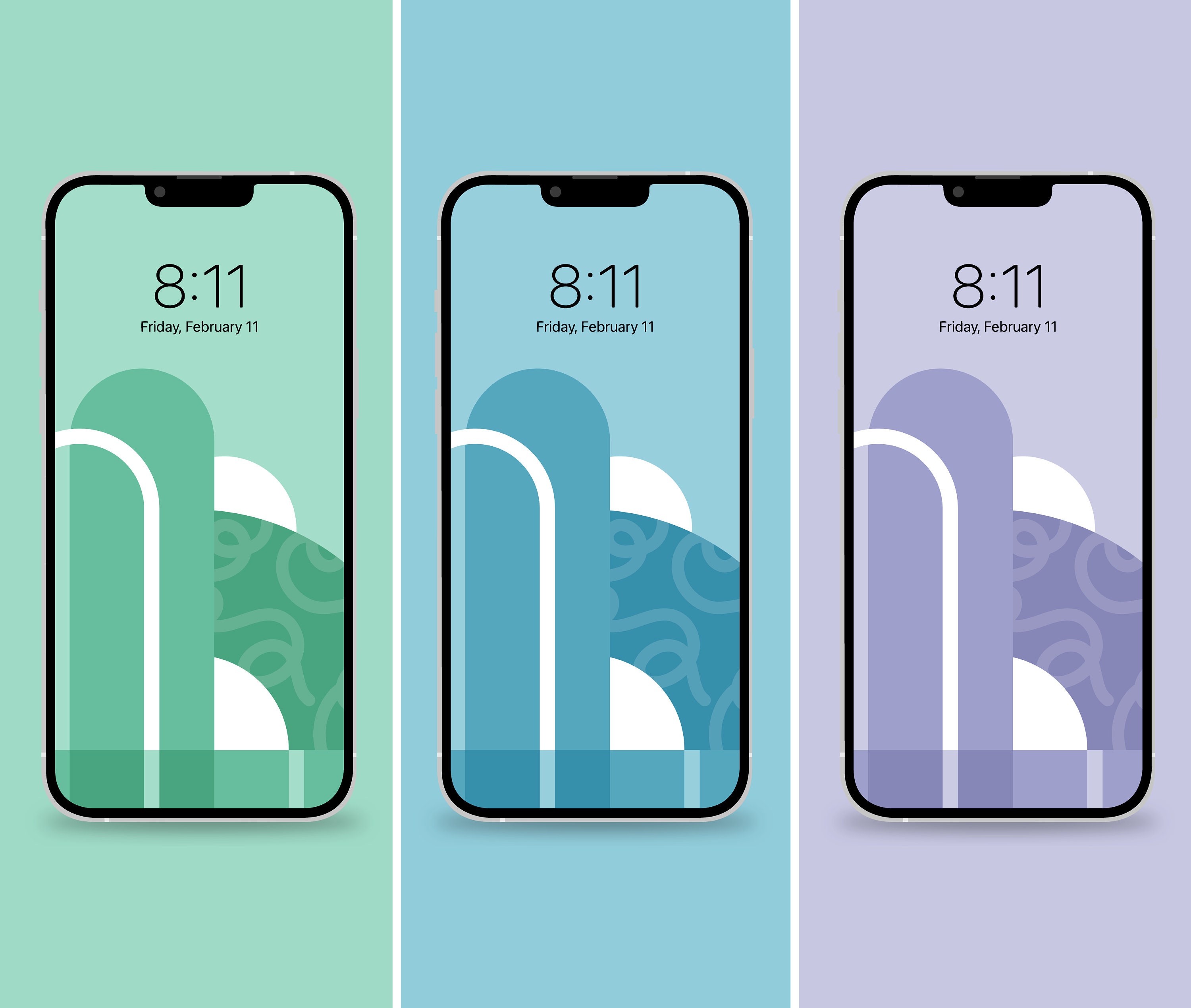 IPhone Wallpaper | Lines | Wiggle | Cool | Phone Wallpaper | Minimal ...